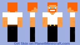 Orange Hair guy Minecraft Skin