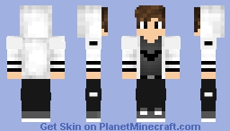 White Hood Minecraft Skin