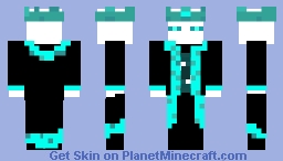 White Enderman Minecraft Skin