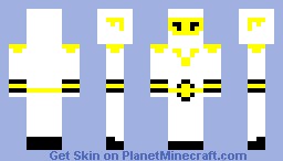 White power ranger take Minecraft Skin