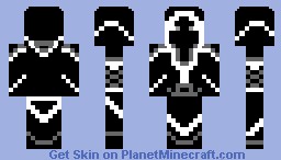 White and Grey Knight Minecraft Skin