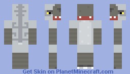White Humanoid Moa From The Aeather Minecraft Skin