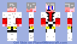 white suited man Minecraft Skin