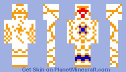 white worrior of doom Minecraft Skin