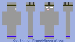 just grey Minecraft Skin