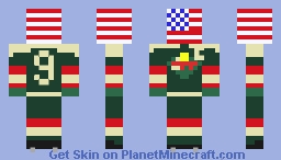 Minnesota Wild 2016 Stadium Series Jersey Minecraft Skin