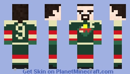 Alexander Hamilton (Minnesota Wild) Minecraft Skin