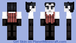 【Don't Starve】 Wilson, the Gentleman Scientist 【1/24】 Minecraft Skin