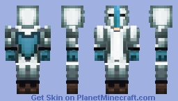 Blue Knight Minecraft Skin