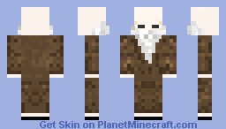 Wise old dwarf Minecraft Skin