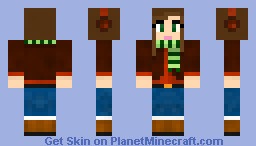 Winter Girl With Earmuffs Minecraft Skin