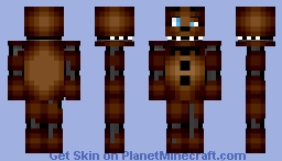 Withered Freddy Minecraft Skin
