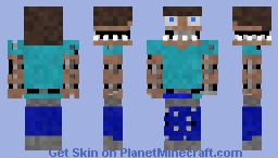 Steve Animatronic Minecraft Skin