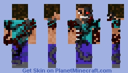 Withered Steve Minecraft Skin