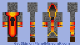 Fire Wizard Minecraft Skin