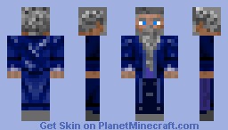 Blue Wizard Skin Minecraft Skin