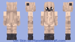 Girl Chestnut Wolf (Human Player Mobs) Minecraft Skin