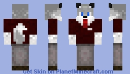 Wolf in suit Minecraft Skin