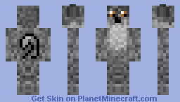 Textured wolf Minecraft Skin