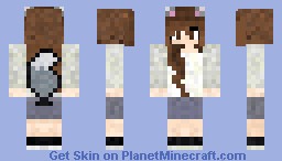 Wolf Girl Minecraft Skin