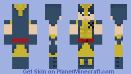 Wolverine Minecraft Skin