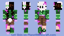 Wondernat: MCC Rising 3 - Green Geckos Minecraft Skin