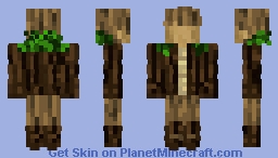 Wooden Bean Minecraft Skin