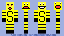 Smiley Face Man Minecraft Skin