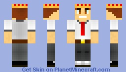 Working man with a crown Minecraft Skin