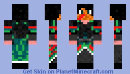 wounded soldier (green) Minecraft Skin