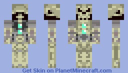 Skeletal Warrior Minecraft Skin