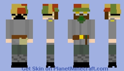 WW1/WWI German stormtrooper Minecraft Skin