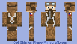 WW2 American Pilot Minecraft Skin