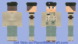 WW2 Commando de France Infanterie Minecraft Skin