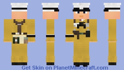 WW2 Luftwaffe Hauptmann (Hermann Goring Division) Minecraft Skin