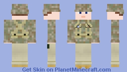 WW2 USMC Sniper (1st Marines, 1st Marine Division) Minecraft Skin