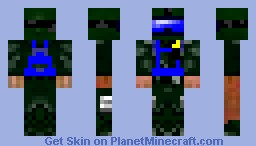 WWII tank man Minecraft Skin