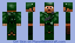 WWII Allied Soldier Minecraft Skin