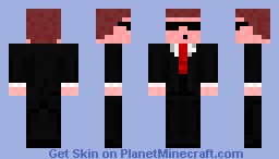 Matrix Agent Smith Minecraft Skin