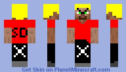 x minecraft man Minecraft Skin