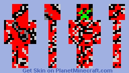 broke creeper animatronic Minecraft Skin