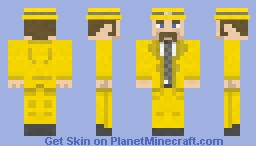 Man In Yellow Jacket Minecraft Skin