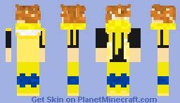 yellow Minecraft Skin