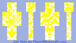 Yellow And White Spam Minecraft Skin