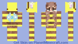 bee_girl_cute Minecraft Skin