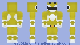 Yellow Ranger - Power Rangers Minecraft Skin