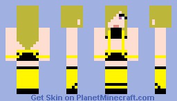Yellow Raver Minecraft Skin
