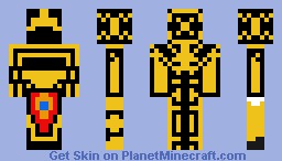 Yellow Knight Minecraft Skin