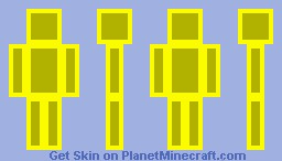 Yellow Guy Minecraft Skin