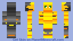 Bloxoreo Yellow Minecraft Skin